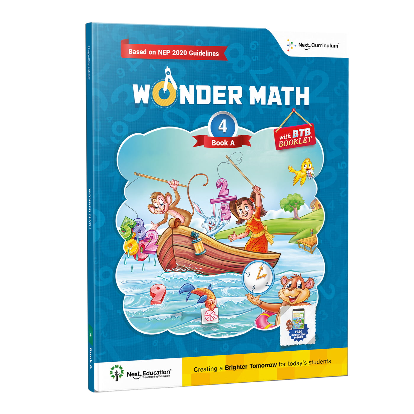 Buy Wonder Math TextBook for CBSE class 4 Book A (NEP) Edition - Next ...