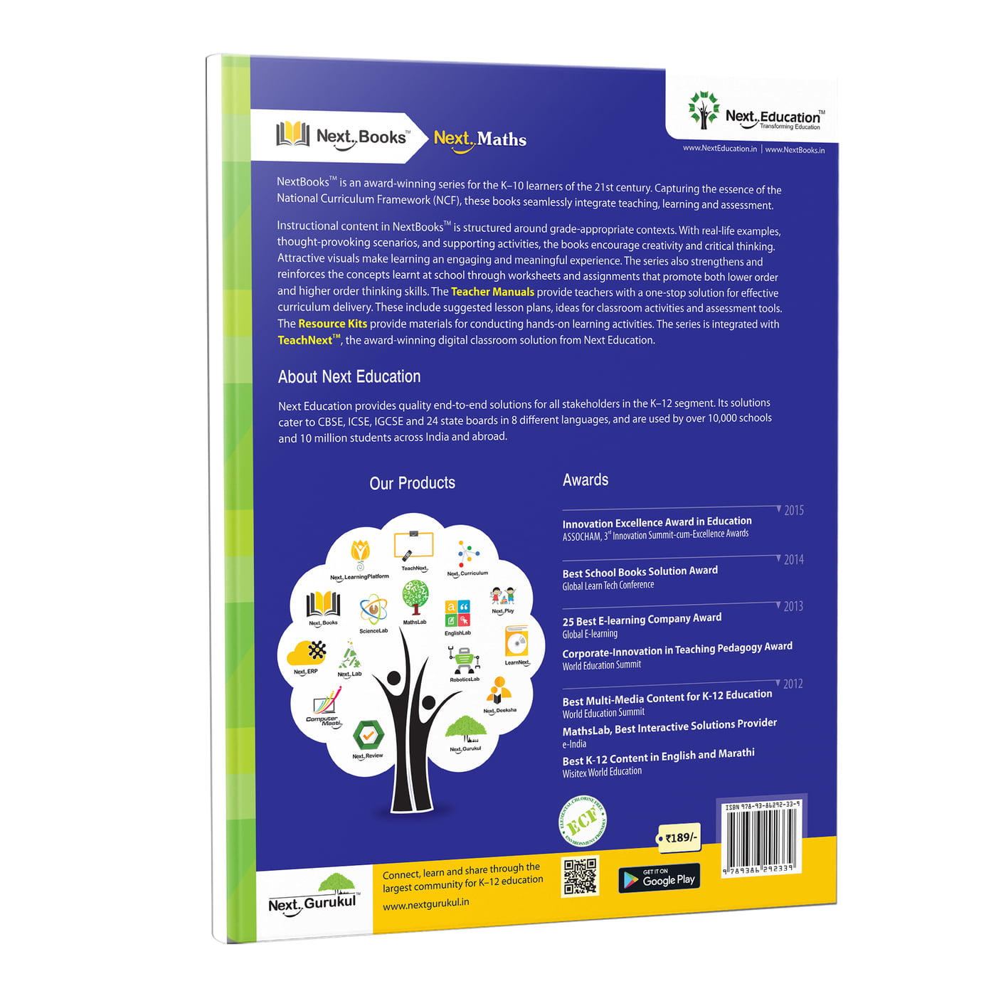 Buy Next Maths Secondary School CBSE Textbook For 2nd Class Level 2 Buy Next Maths Secondary School CBSE Textbook For 2nd Class Level 2