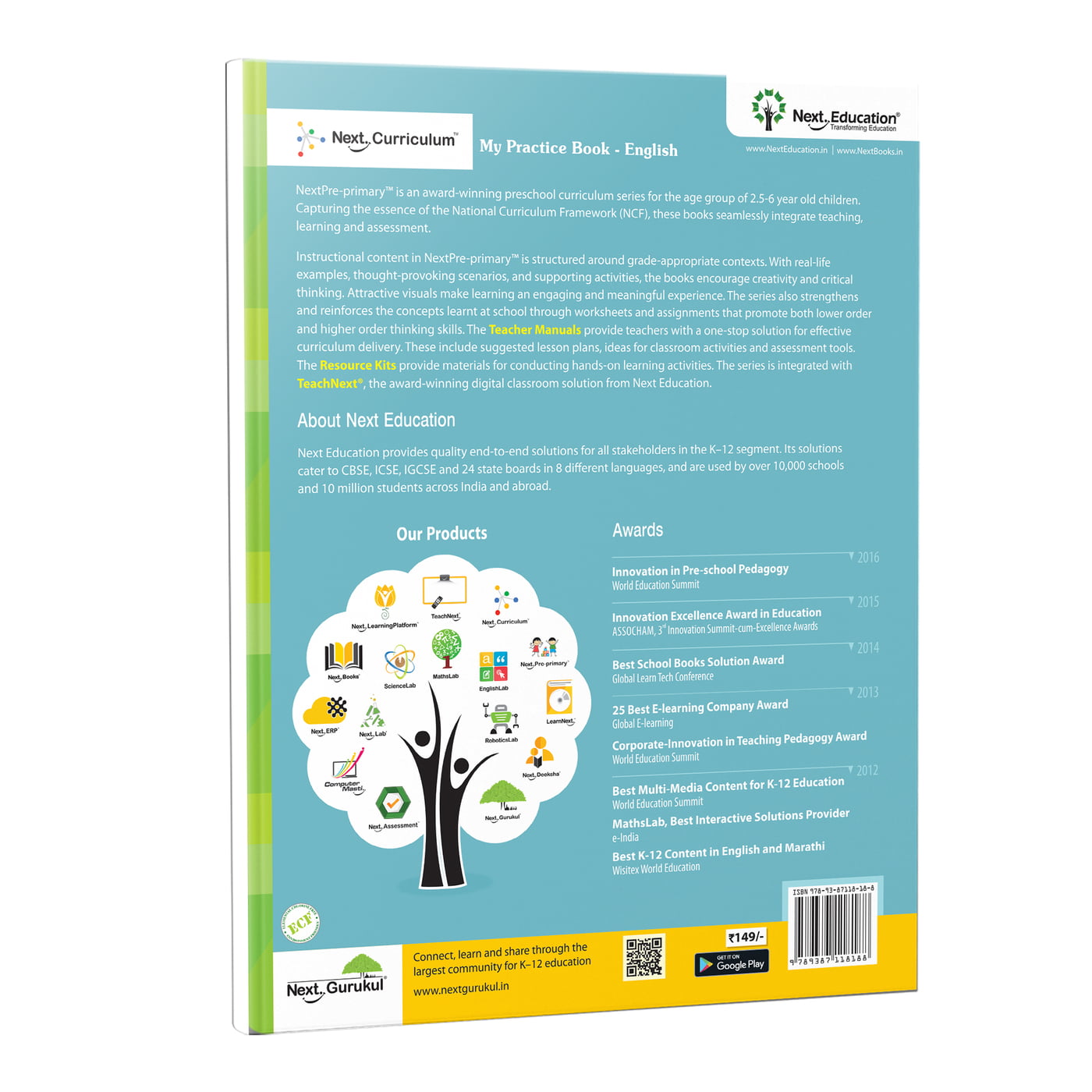 Buy My Practice Book English for Primer B- UKG - Next Education