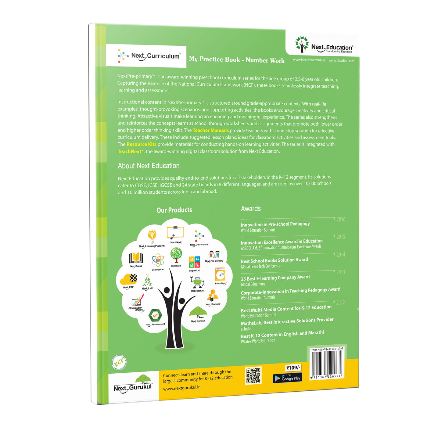 Buy My Practice Book - Numbering Practise Workbook for Primer A / LKG ...