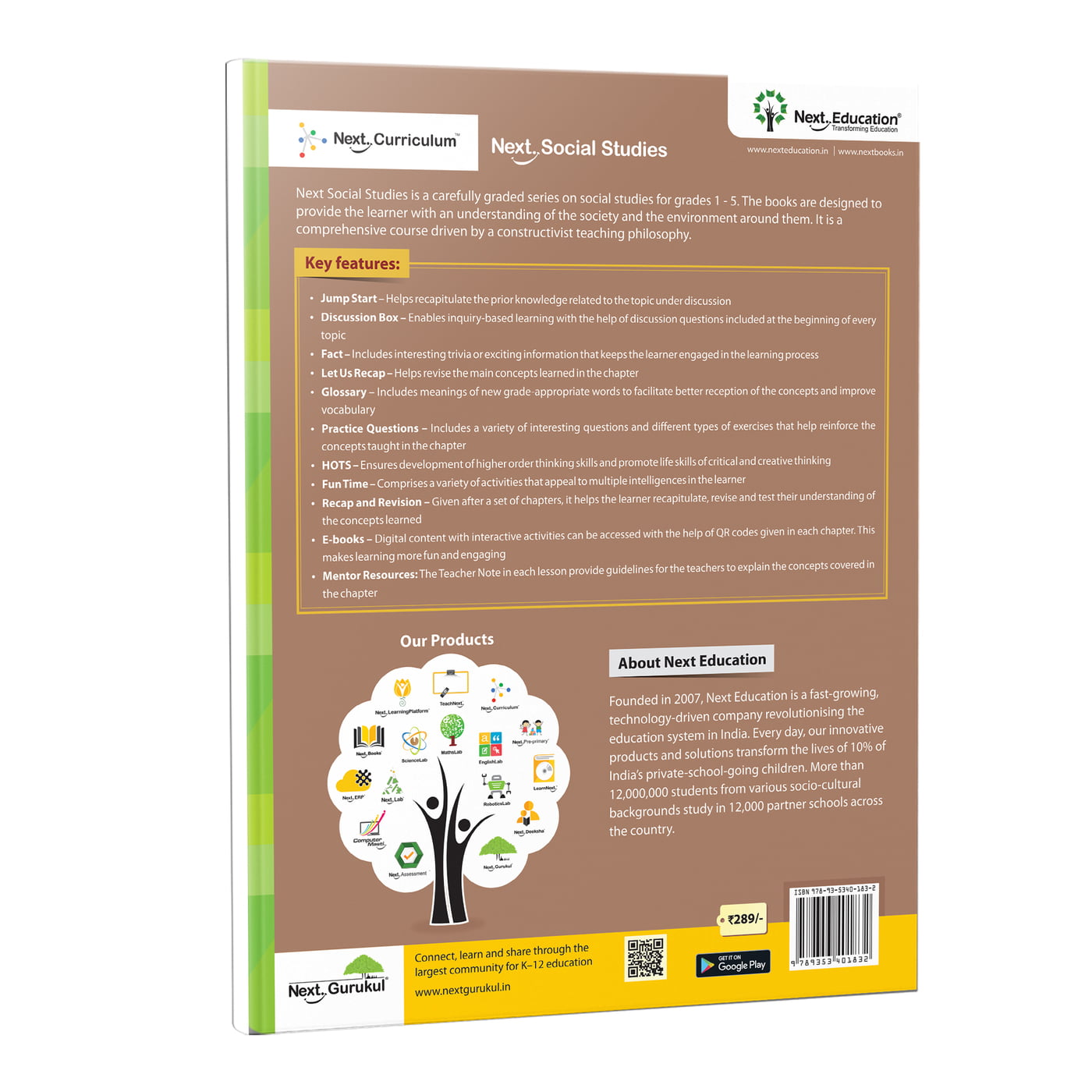 Buy Next Social Studies CBSE Text Book for Class 5 Revised Edition ...