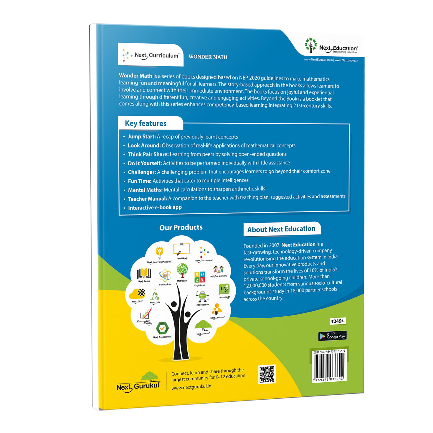 Buy Wonder Math WorkBook for - CBSE class 5 Book B NEP Edition - Next ...