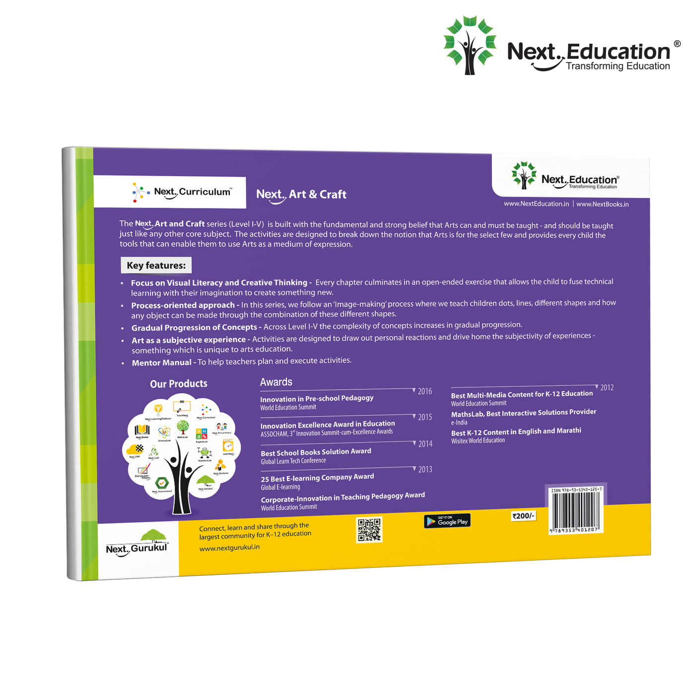 Art & Craft Book for Class 2 | Art and Craft Level 2 Book A | Next ...
