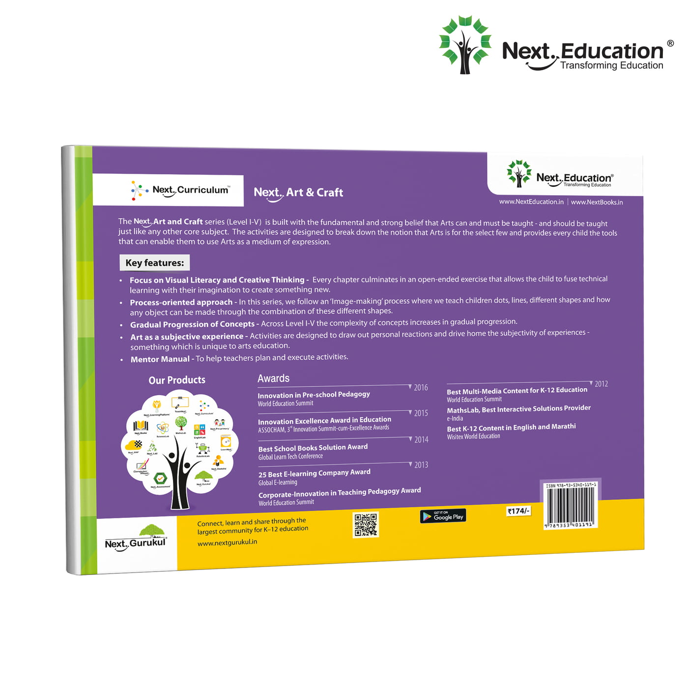 Art & Craft Book for Class 1 | Art and Craft Level 1 Book A | Next ...