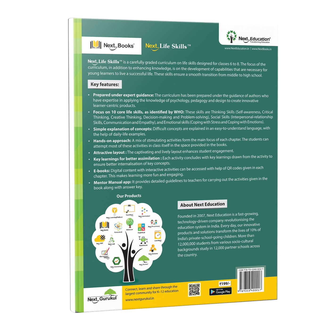 Buy Next Life Skills Textbook For Cbse Class 6 Level 6 Secondary