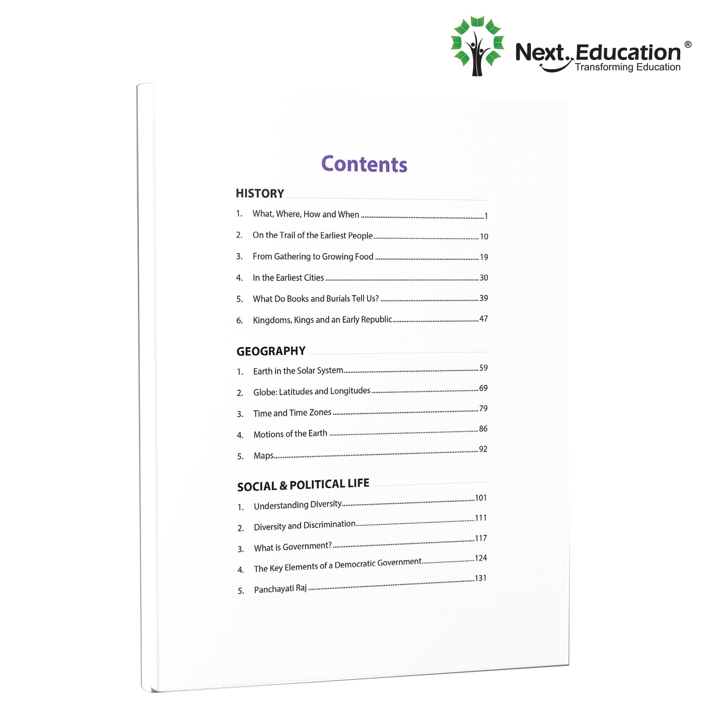 Buy Next Social Studies CBSE book for 6th class / Level 6 Book A ...