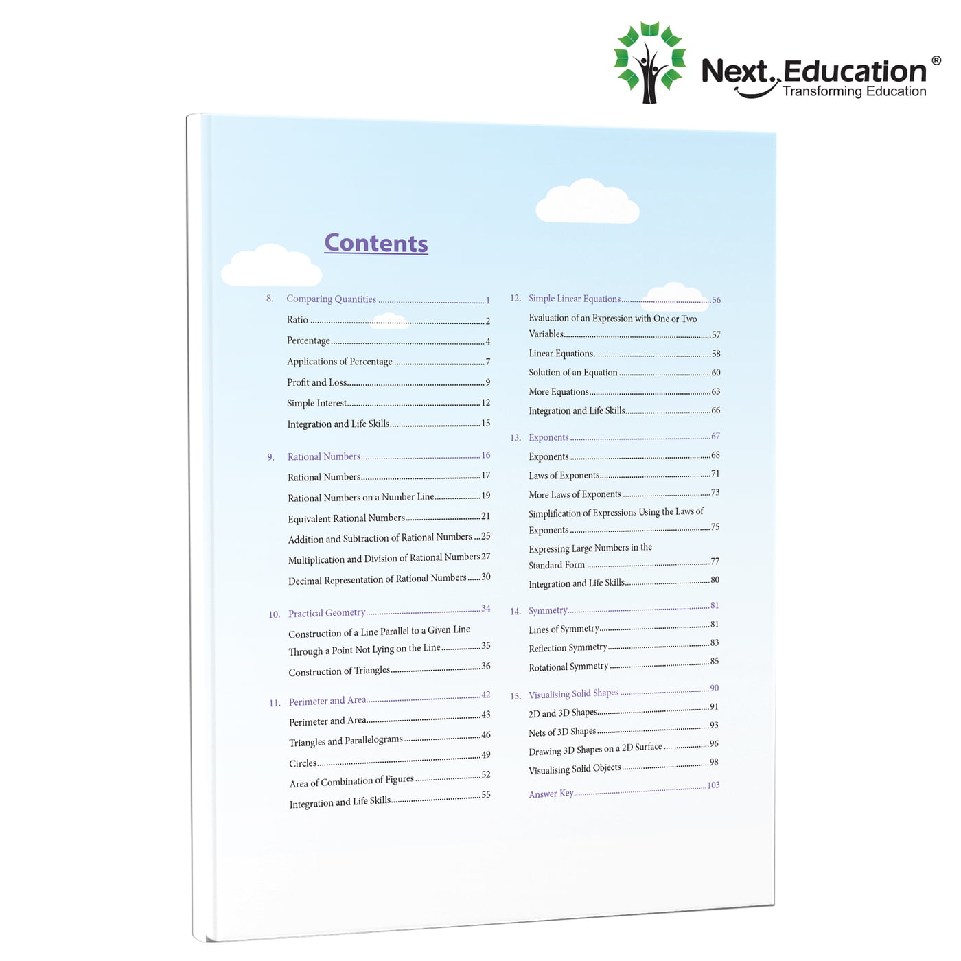 Buy Wonder Math WorkBook for CBSE class 7 / Level 7 Book A Secondary ...