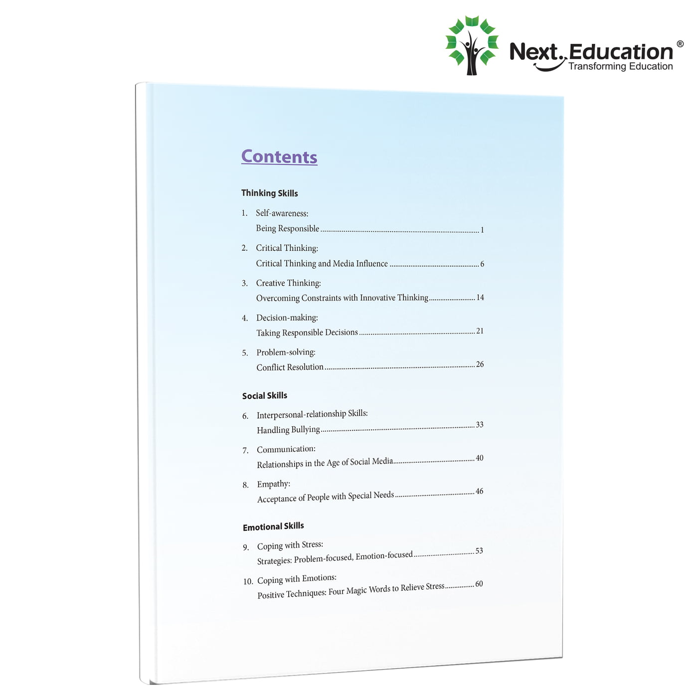 Buy Next Life Skills TextBook for CBSE Class 8 / Level 8 Secondary ...