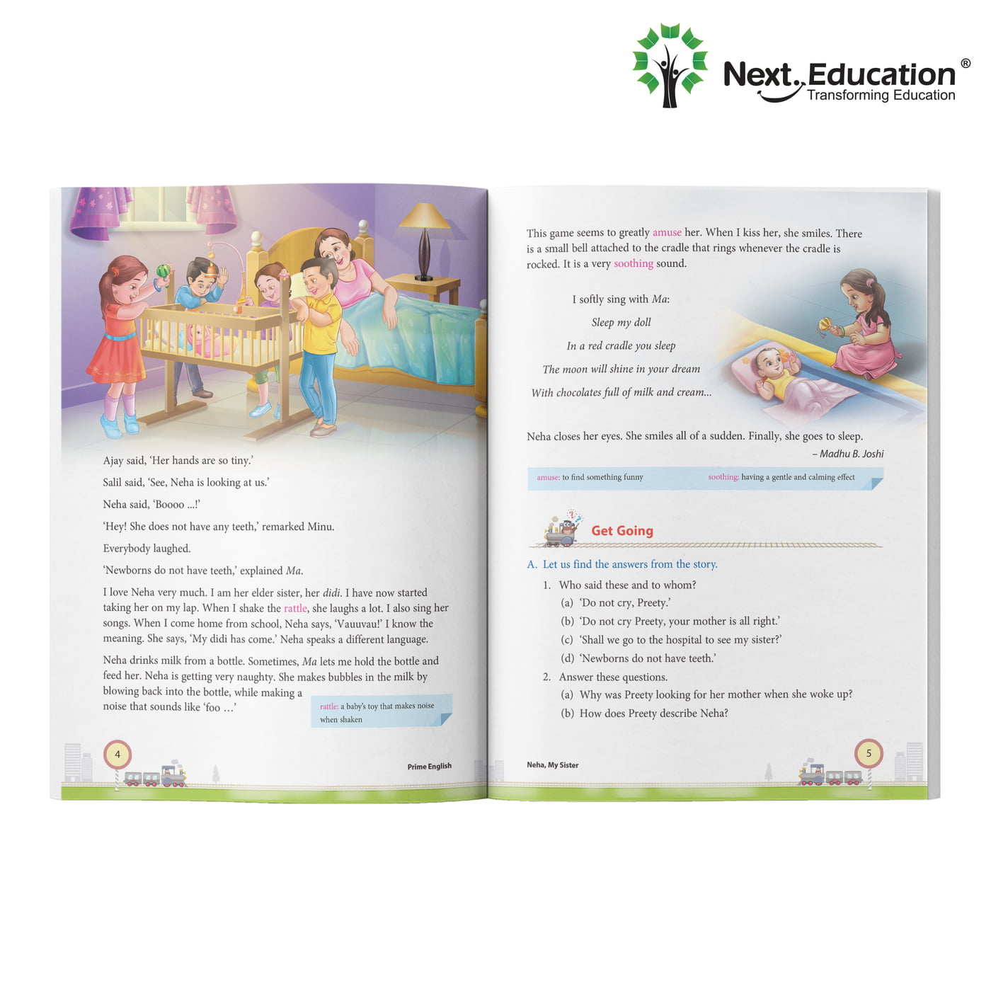 Buy Prime English Text book for CBSE Class 4