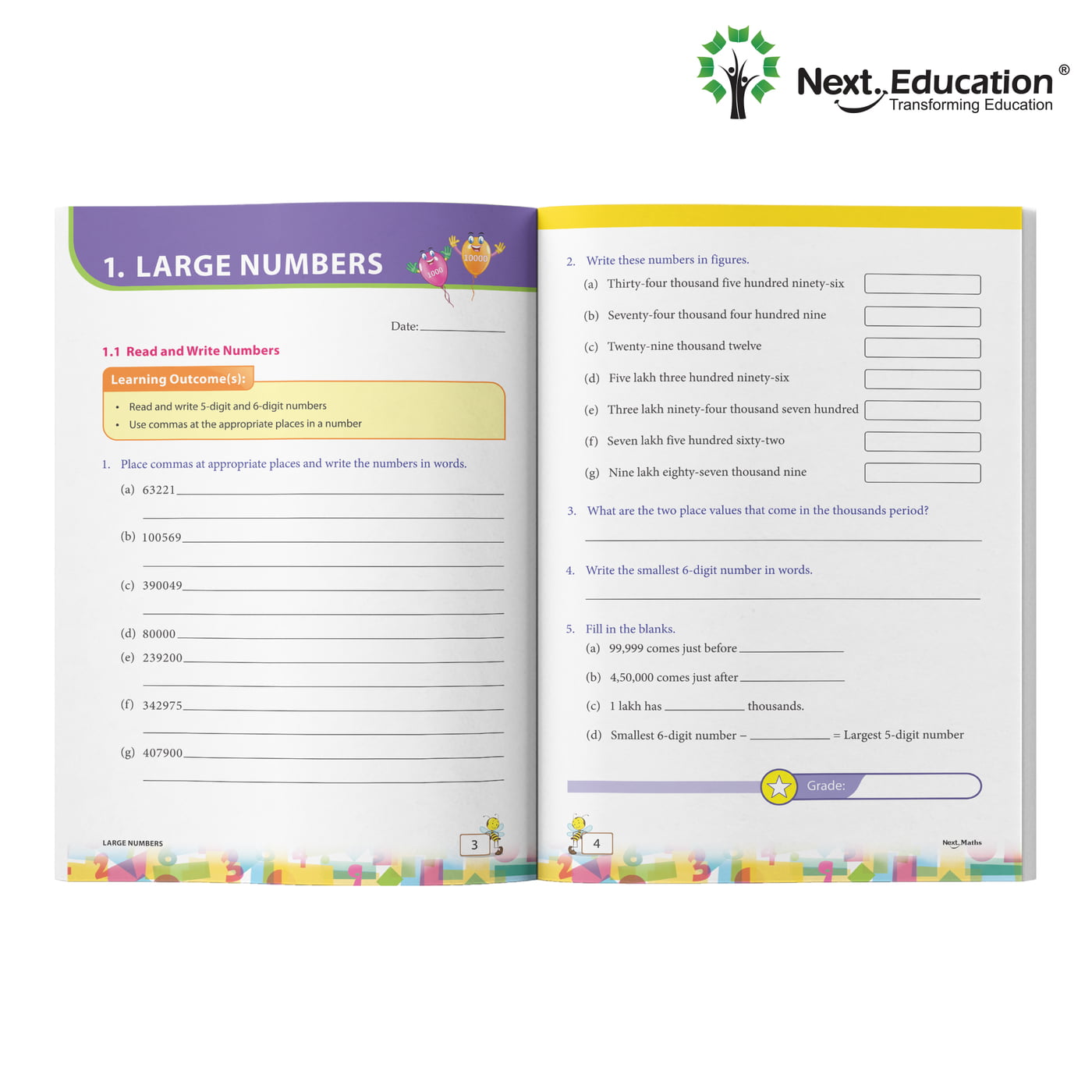 Buy Next Term 1 Book combo WorkBook with Maths, English and EVS for ...