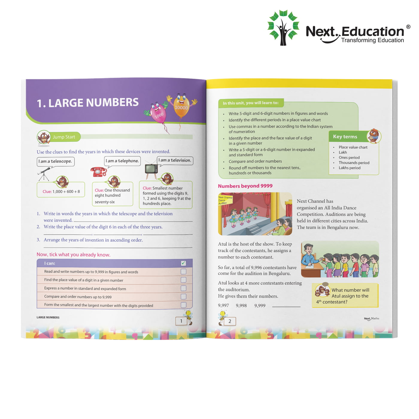 Buy Next Maths CBSE Textbook for 4th class / Level 4 Book A - Secondary ...