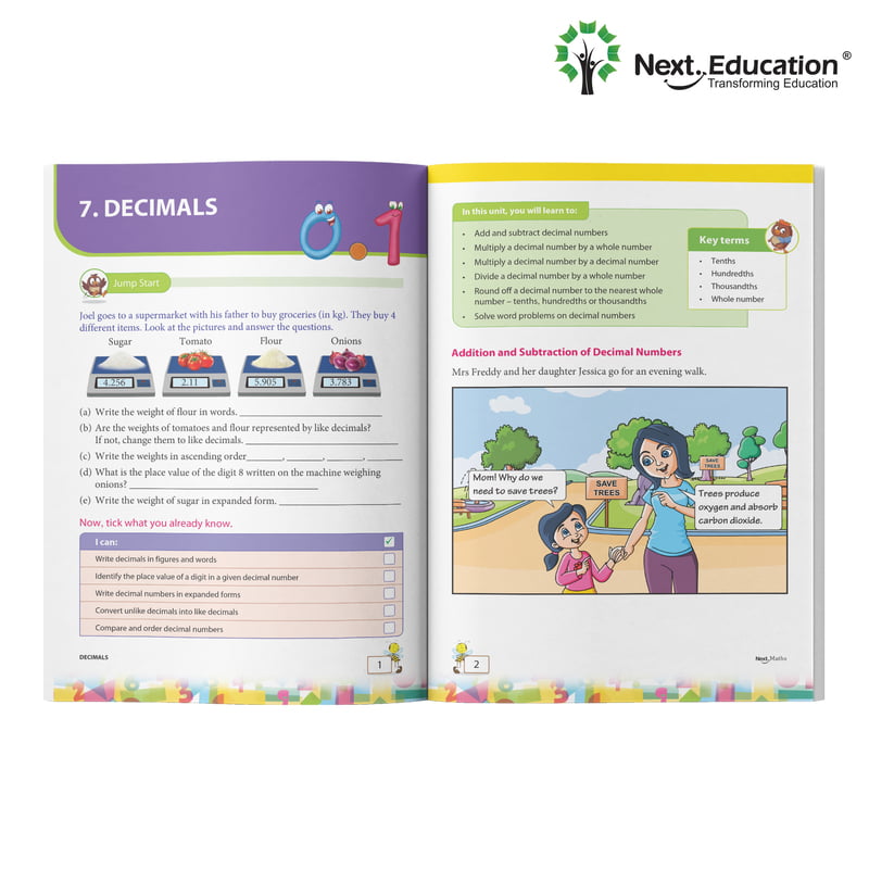 Buy Next Maths - Secondary School CBSEText book for 5th class / Level 5 ...