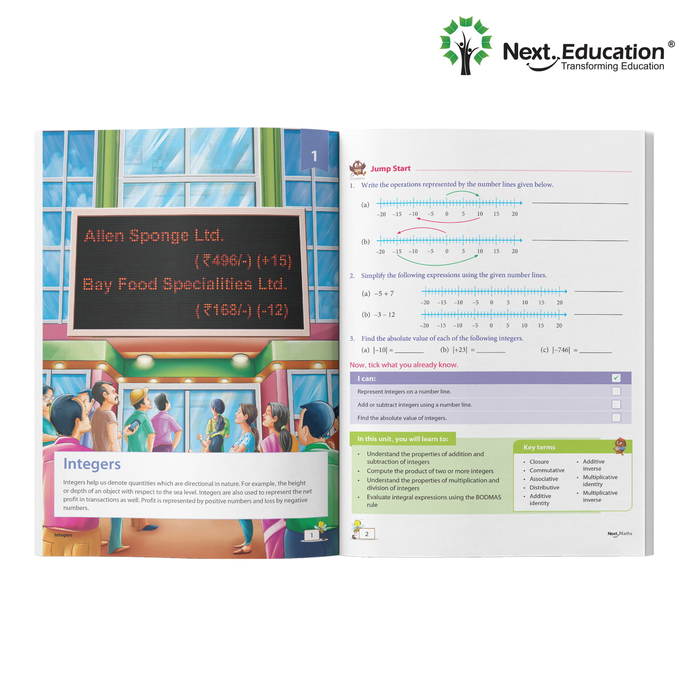 Buy Next Maths CBSE Textbook for 7th class / Level 7 Book A - Secondary ...