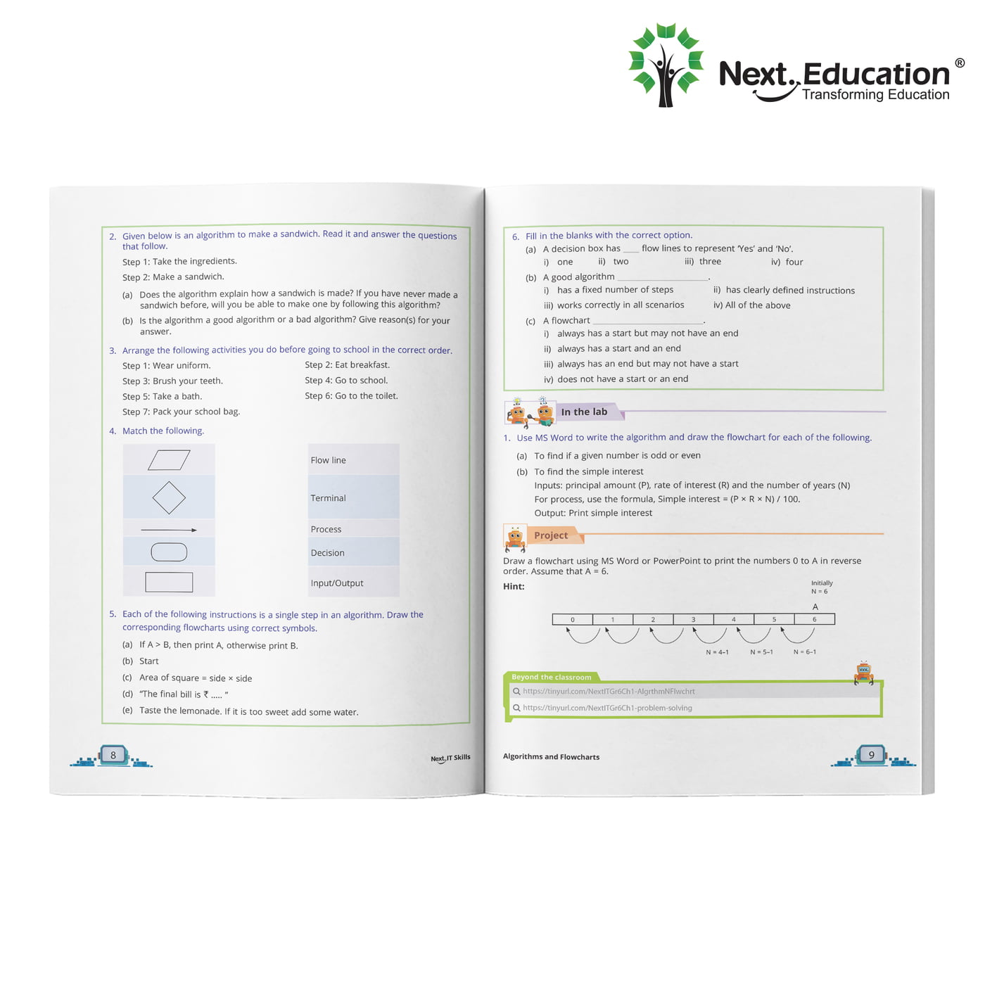 Buy Next IT Skills Computer TextBook for CBSE Class 6 / Level 6 ...