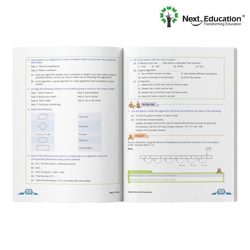 Buy Next IT Skills Computer TextBook for CBSE Class 6 / Level 6 ...