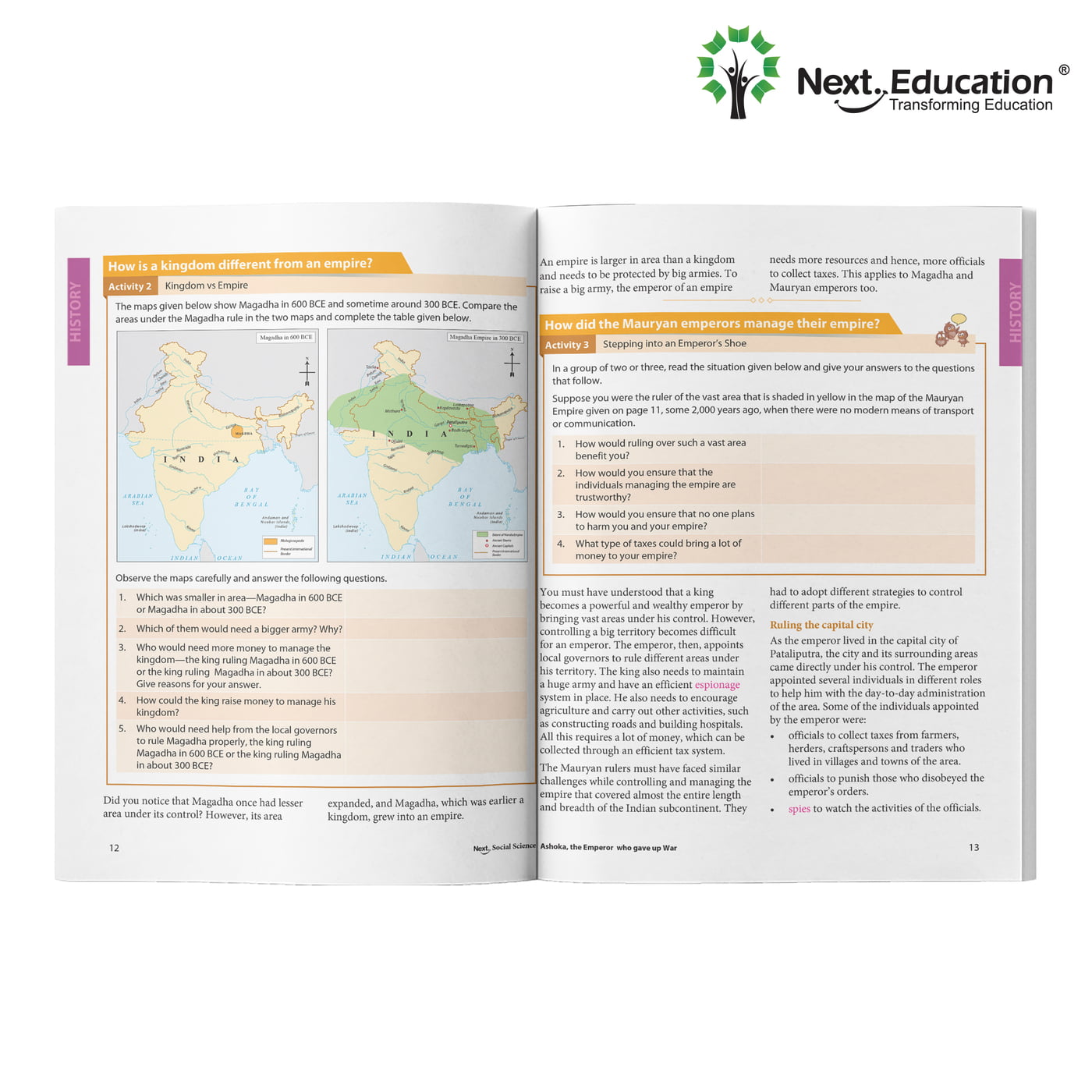 Buy Next Social Studies CBSE book for 6th class / Level 6 Book B ...