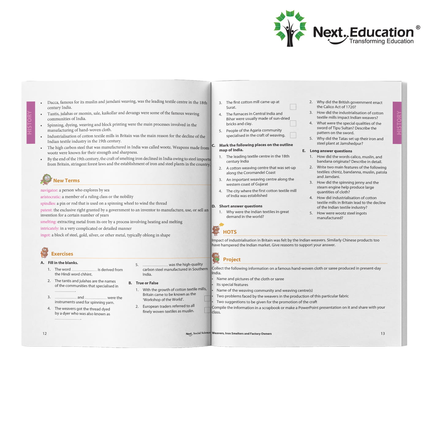 Buy Next Social Studies CBSE book for 8th class / Level 8 Book B Secondary school - Next Education