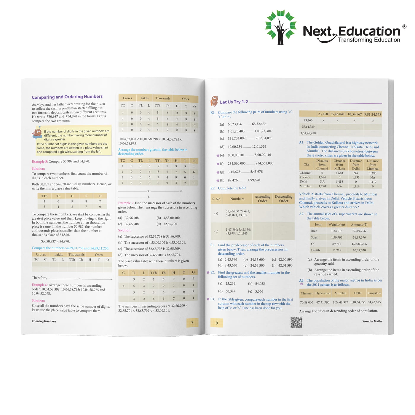 Buy Wonder Math TextBook for CBSE class 6 / Level 6 Book A Secondary school - Next Education