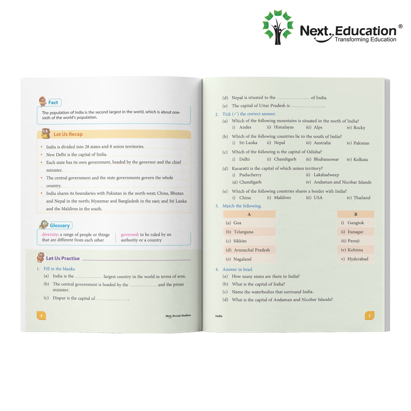Buy Next Social Studies Book for CBSE book for class 4 NEP Edition ...