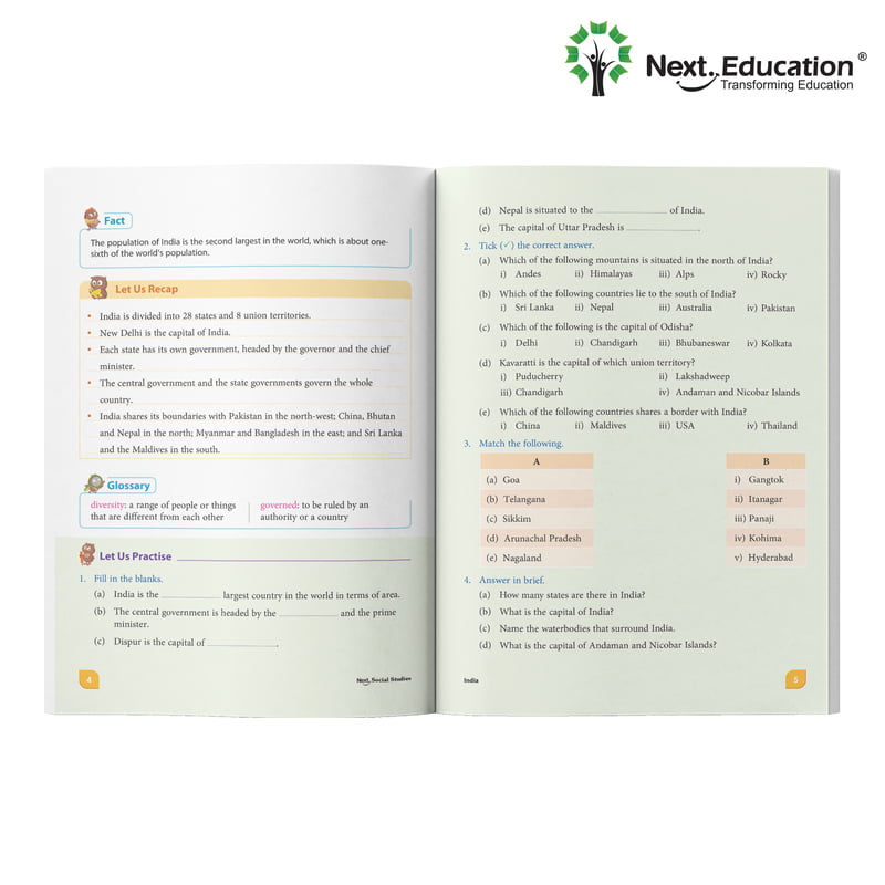 Buy Next Social Studies Book for CBSE book for class 4 NEP Edition ...