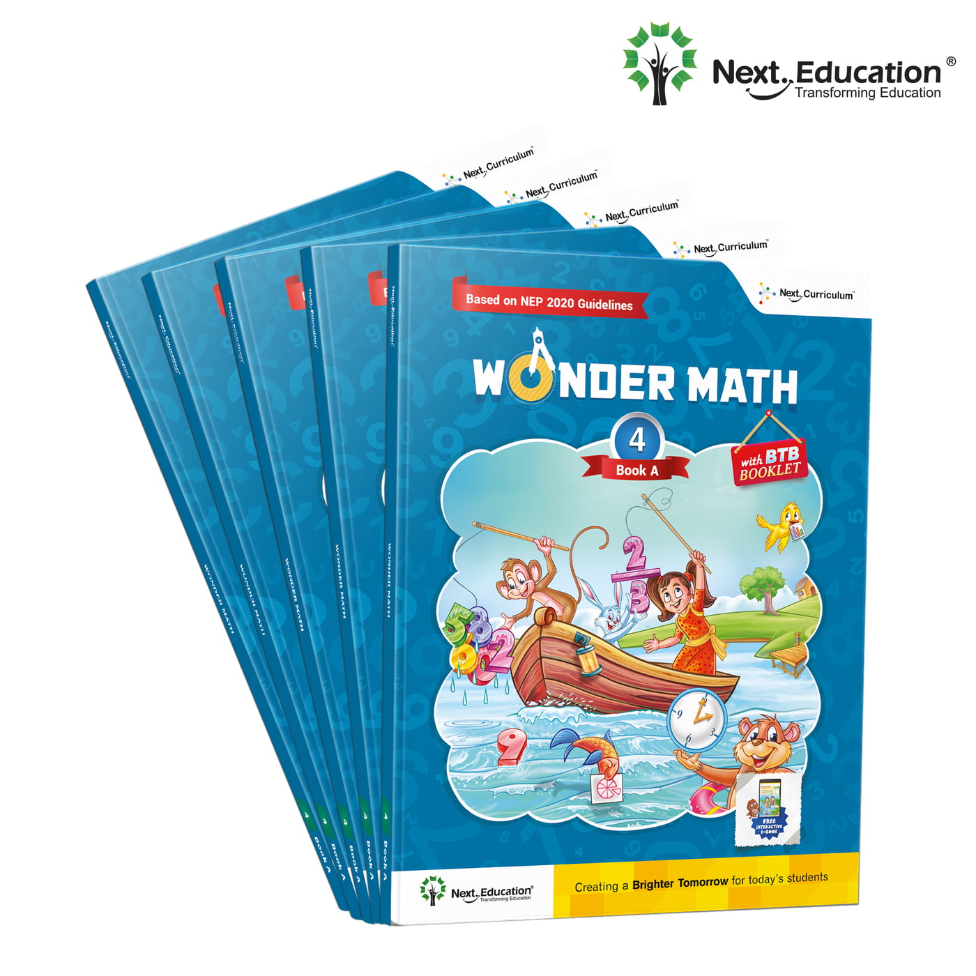 Buy Wonder Math TextBook for CBSE class 4 Book A (NEP) Edition - Next ...