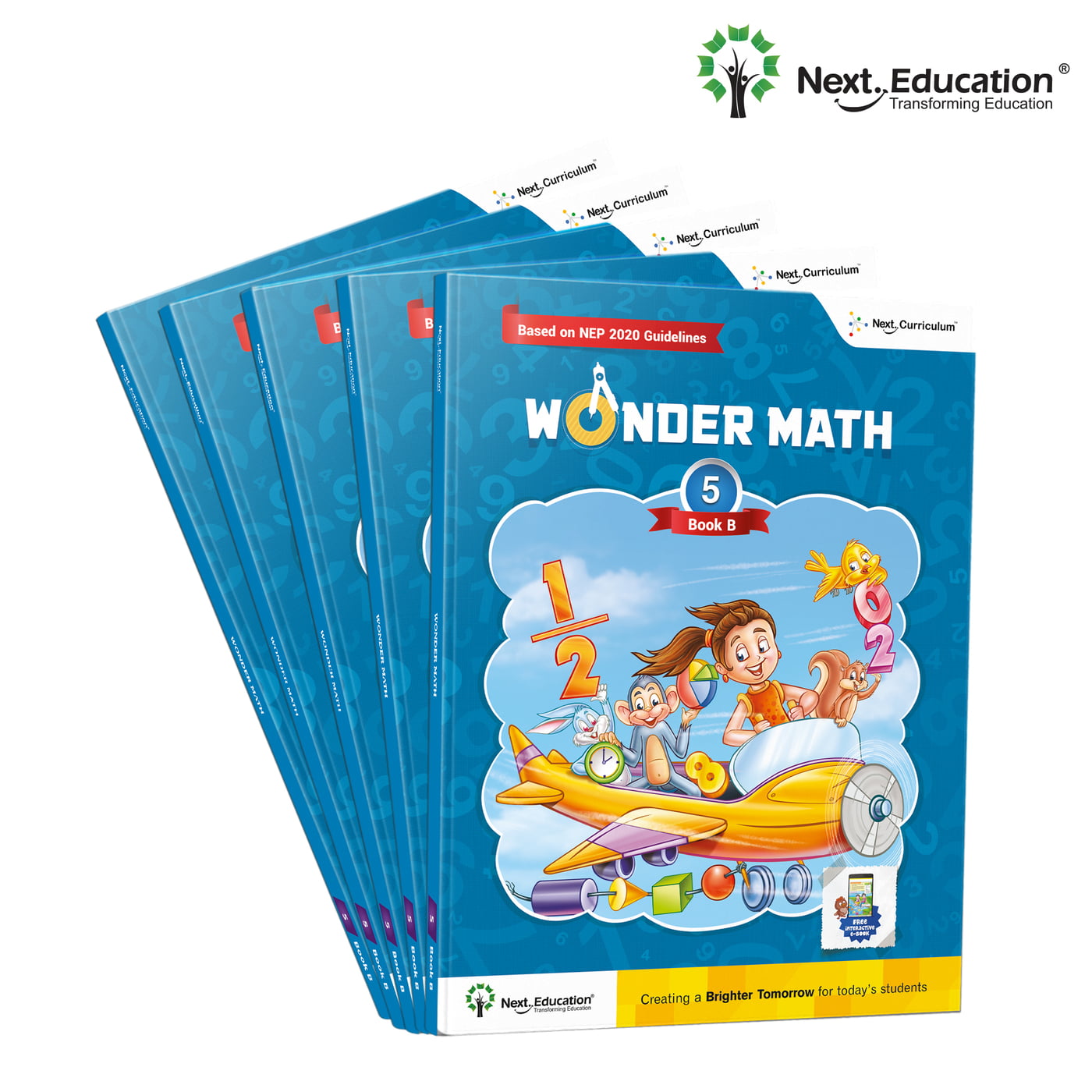 Buy Wonder Math WorkBook for - CBSE class 5 Book B NEP Edition - Next ...