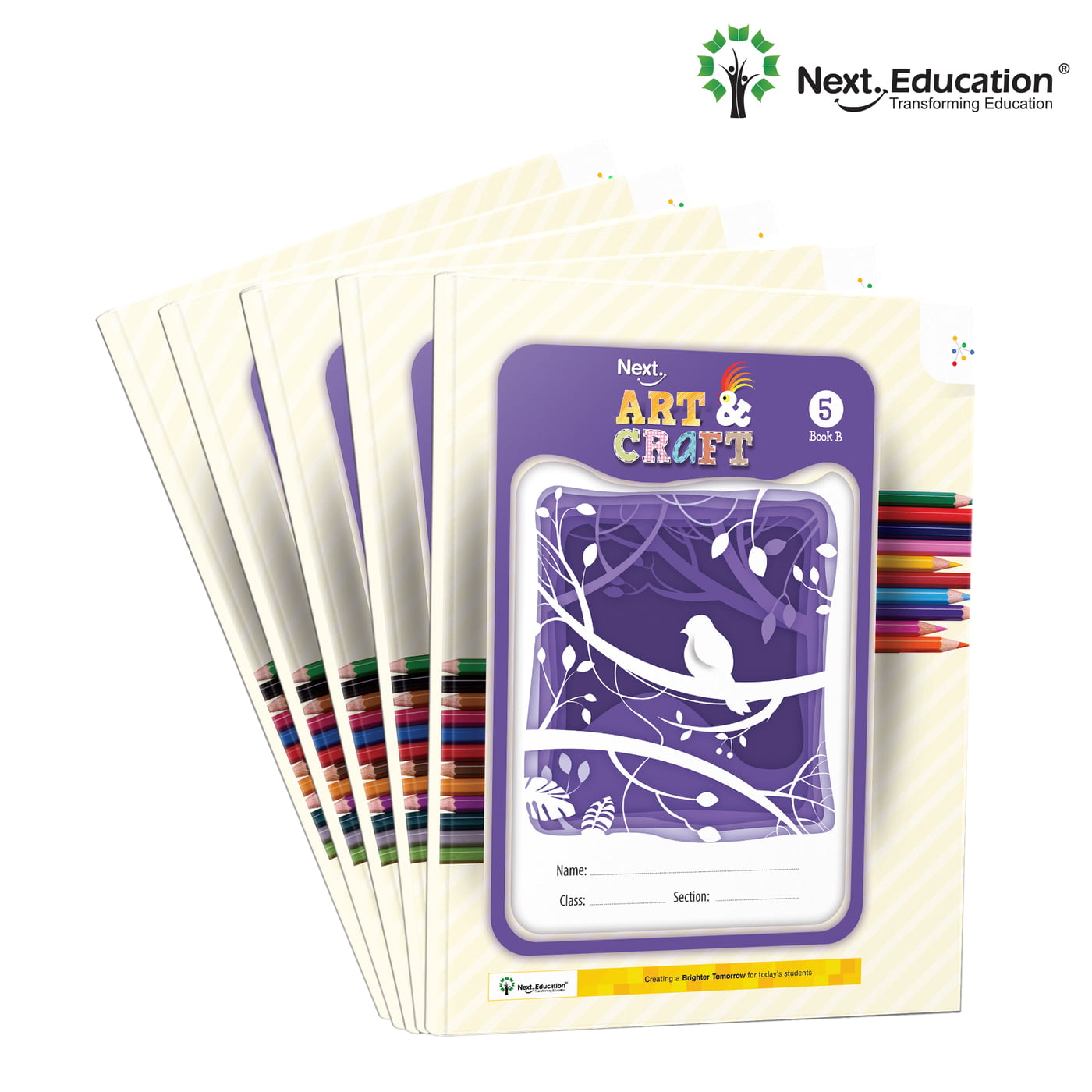 Art and craft Level 5 Book A and B craft items with material board