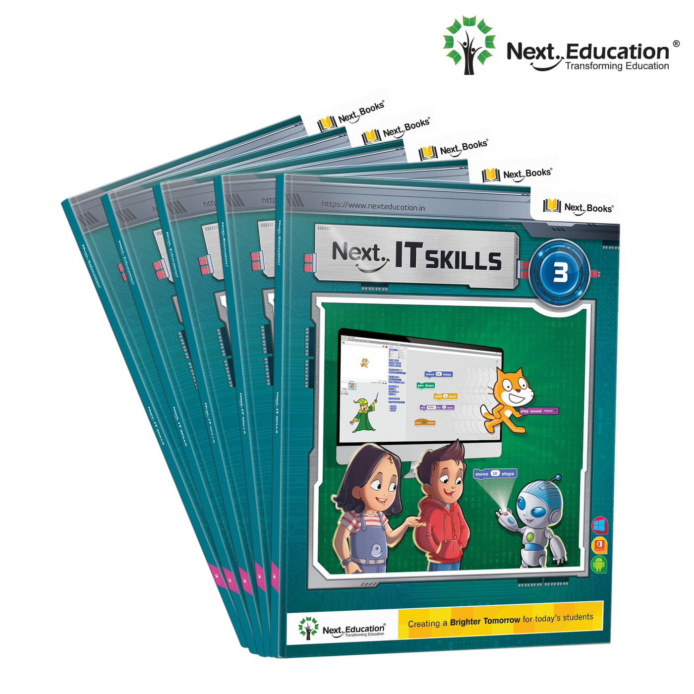 Buy Next IT Skills Computer TextBook for CBSE Class 3 / Level 3 ...