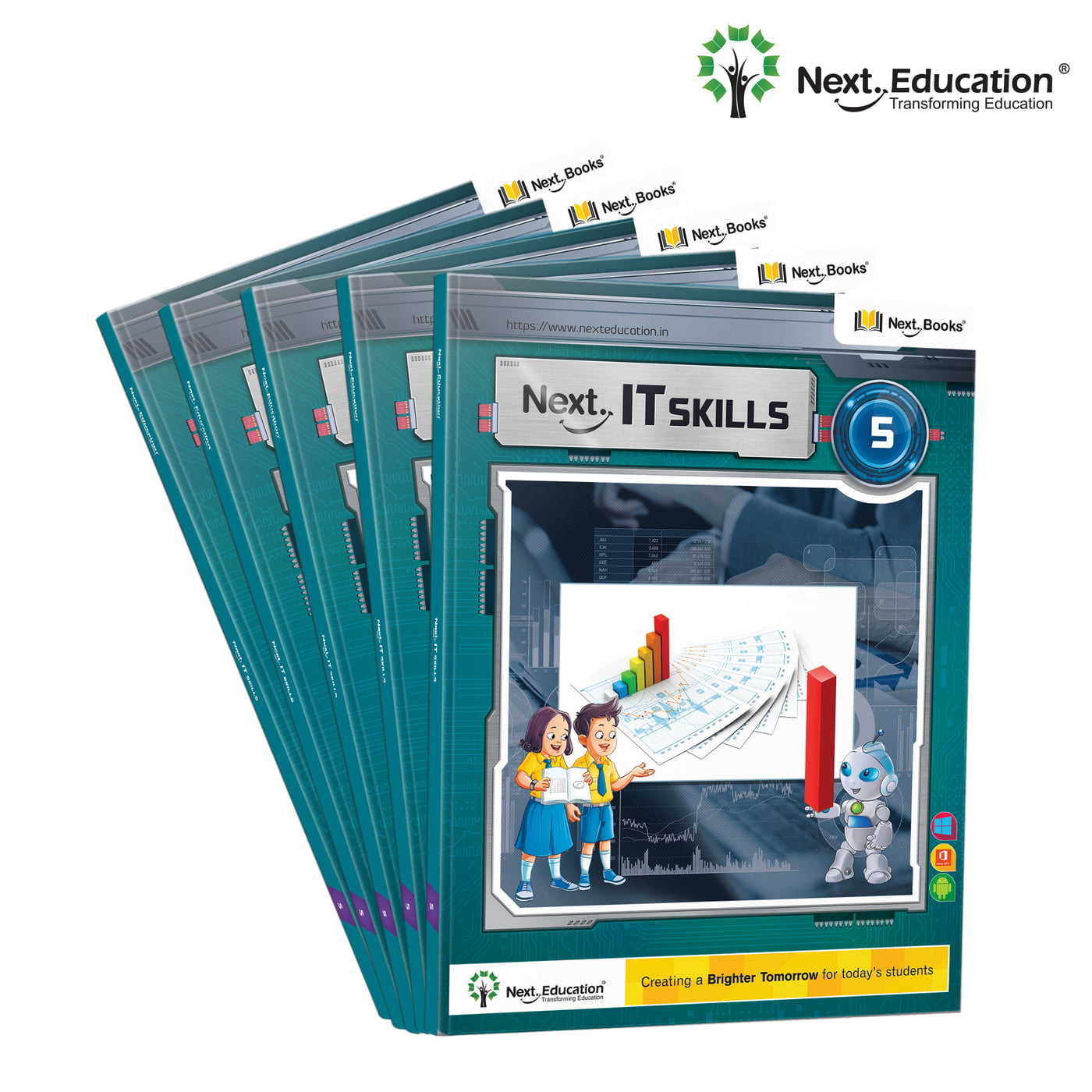 Buy Next IT Skills Computer TextBook for CBSE Class 5 / Level 5 ...