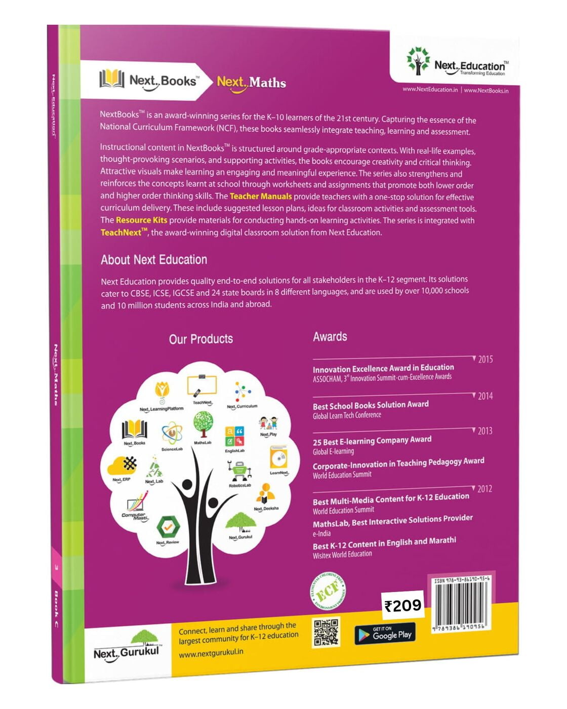 Buy Next Maths - Secondary School CBSE Workbook for 5th class / Level 5 ...