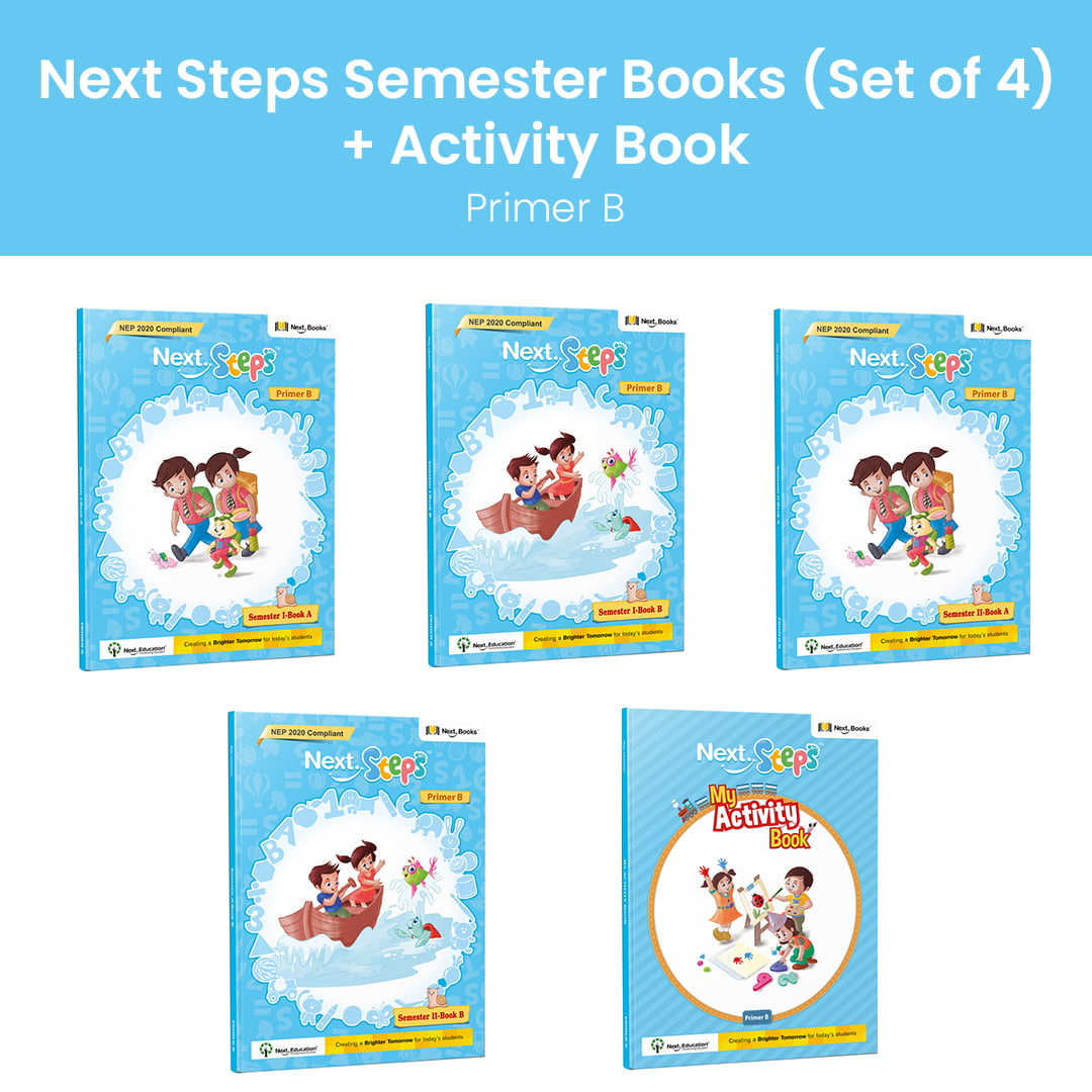 Next Steps Semester - Primer B - Set Of 4 With Activity Book - Nep 2020 ...