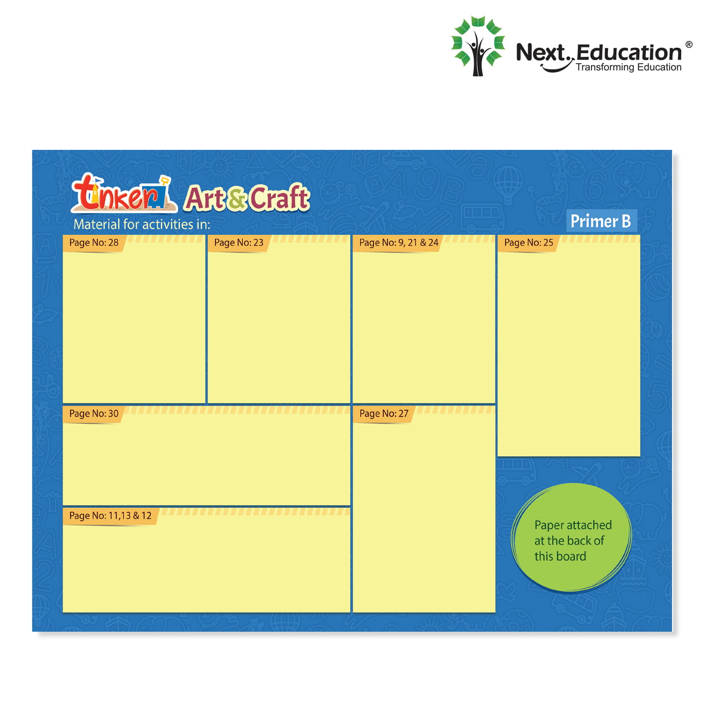 Buy Tinker Art and Craft - Primer B craft items with material board and ...